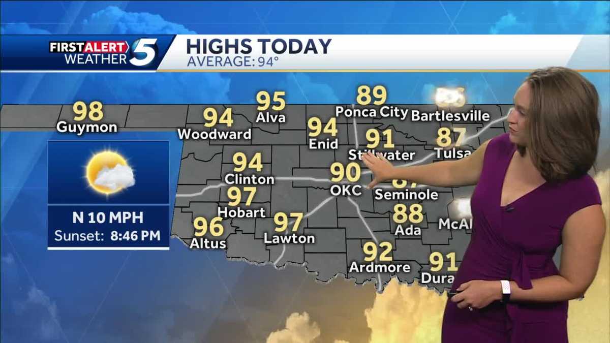 Forecast: Sunny and warm Monday