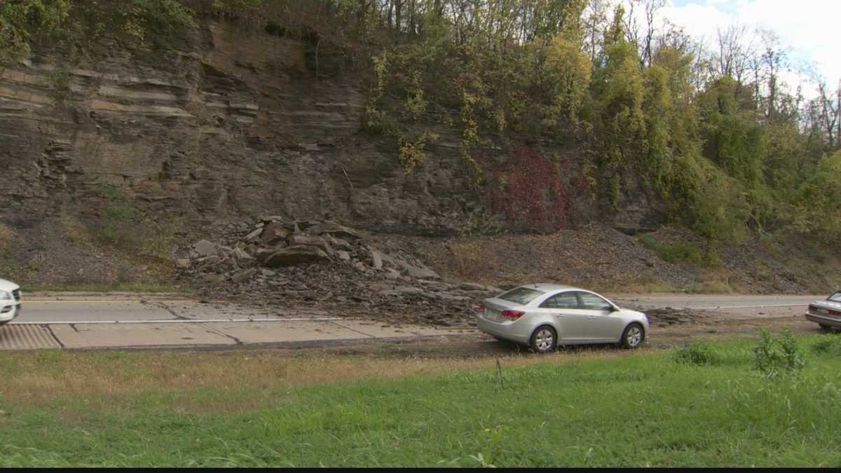 Two separate landslides create traffic concerns