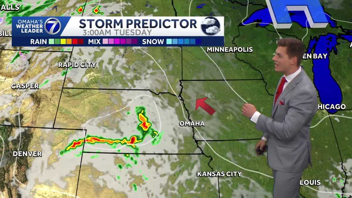 Very warm and humid Monday afternoon, rain possible overnight