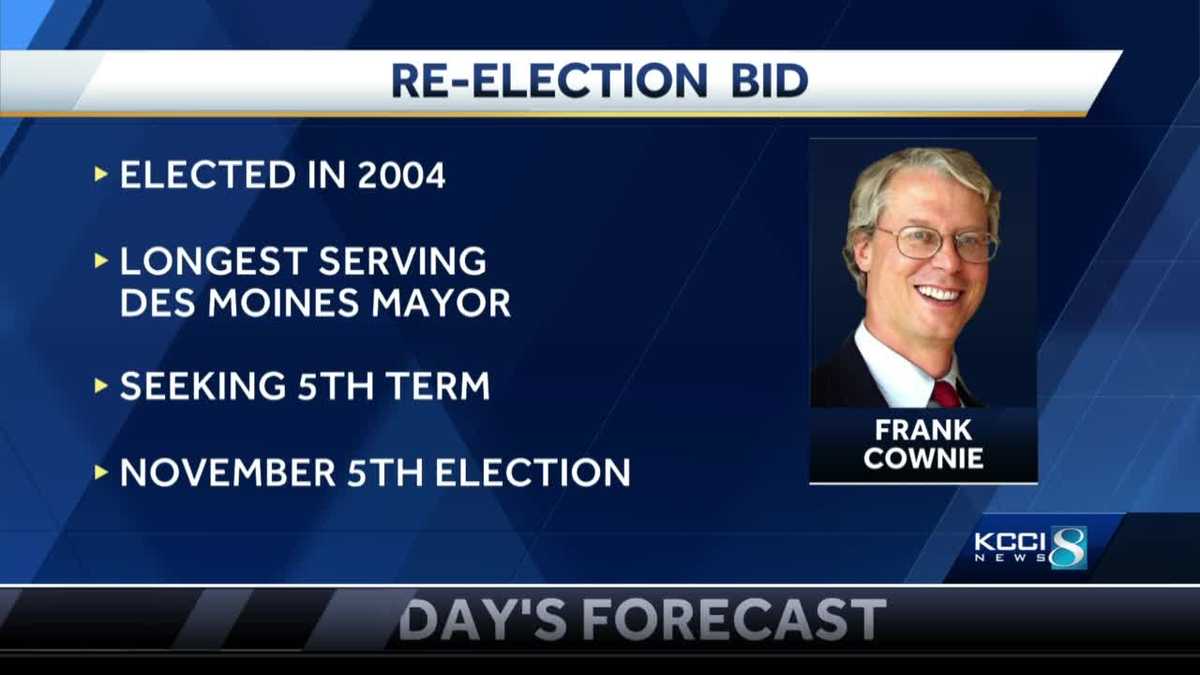 Des Moines Mayor Frank Cownie to seek reelection