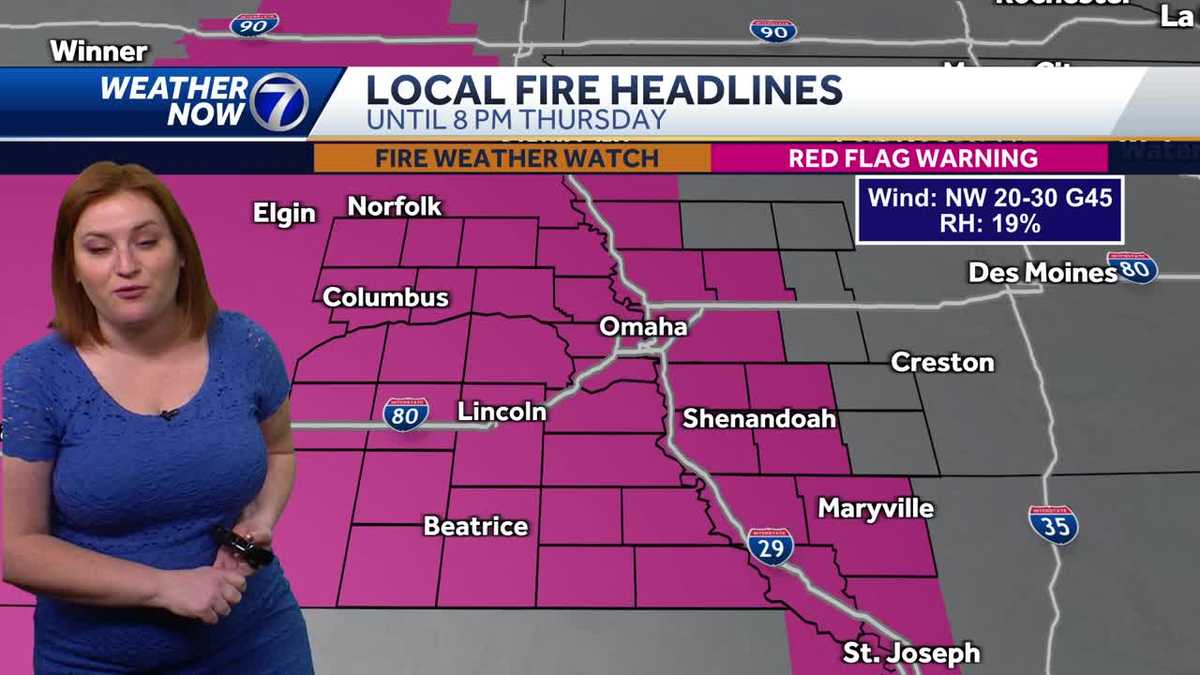 Windy Thursday, April 11 afternoon weather forecast