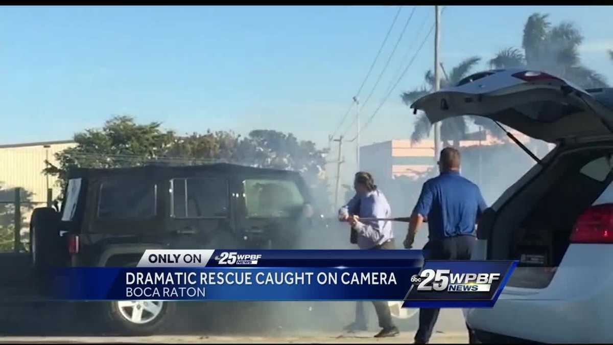 Dramatic rescue caught on camera in Boca Raton