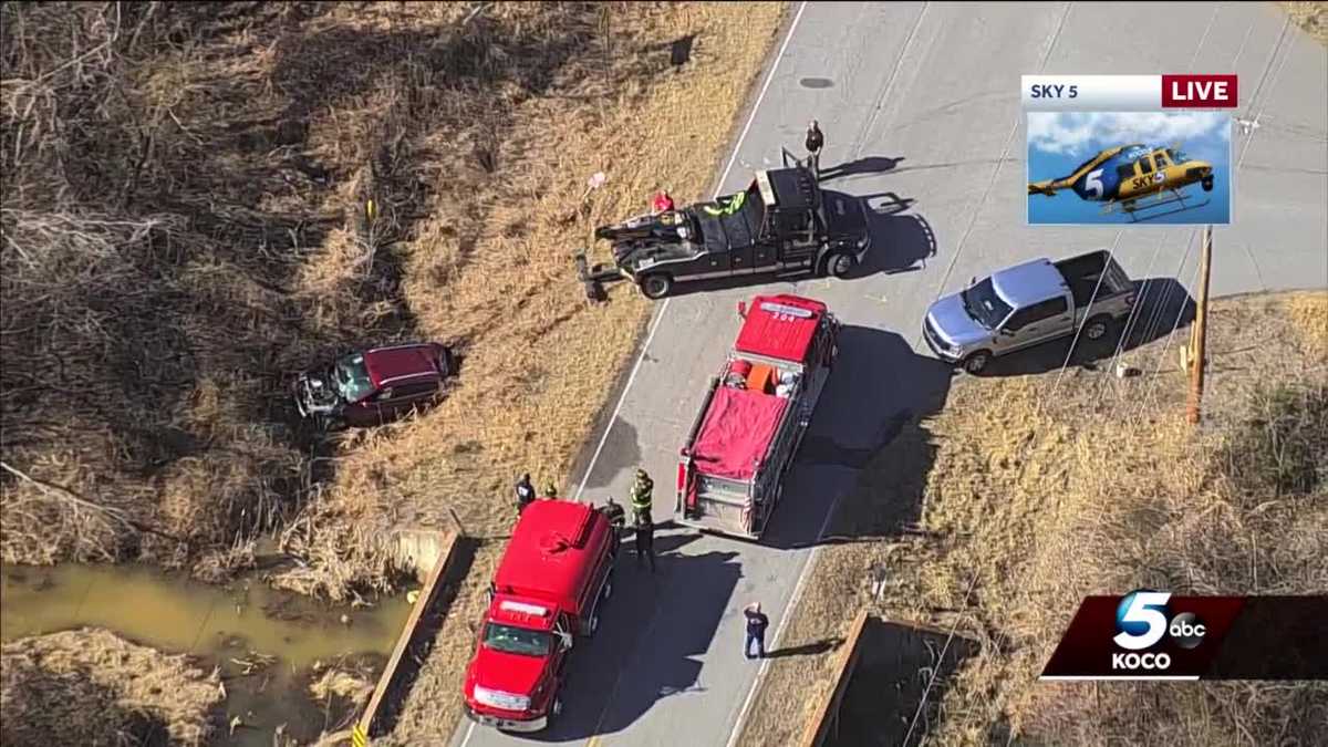 Car crashes into ditch after chase reaching 100 mph in Jones