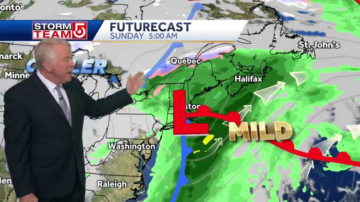Video: Mild temperatures, but rain arrives for New Year's Eve