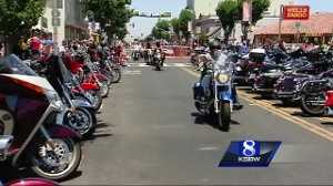 Hollister motorcycle rally underway