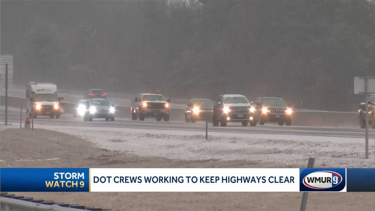 NH DOT crews working to keep highways clear as storm hits NH