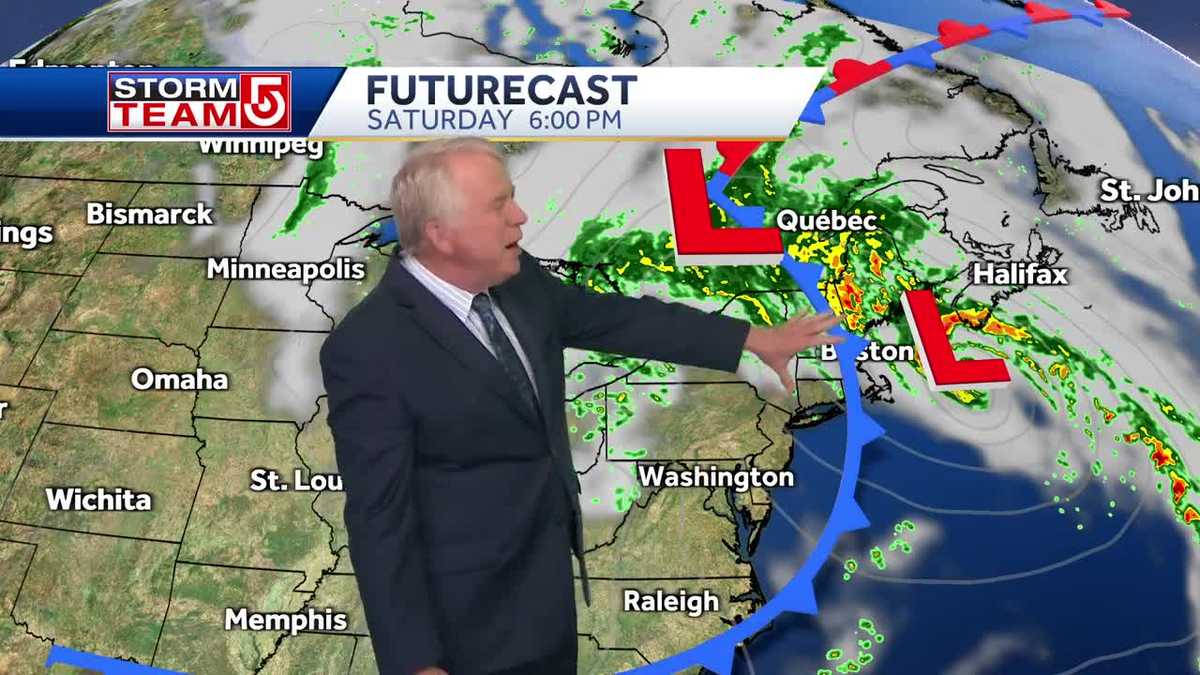 Video: Cloudy Friday, rainy Saturday