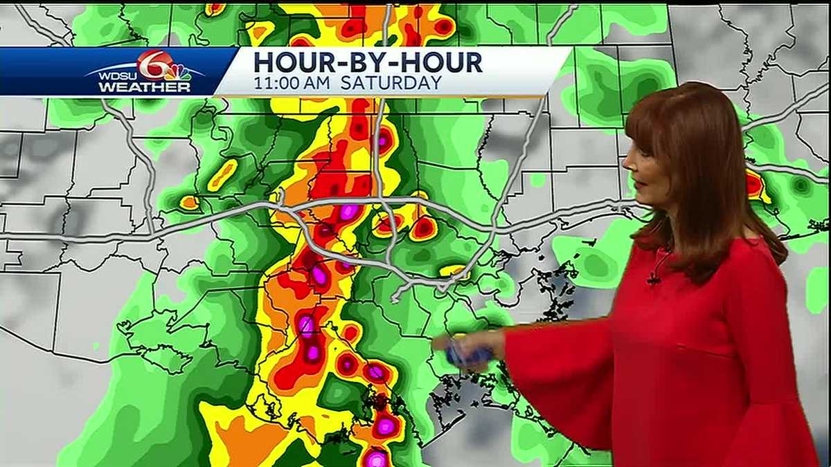 Squall line Saturday