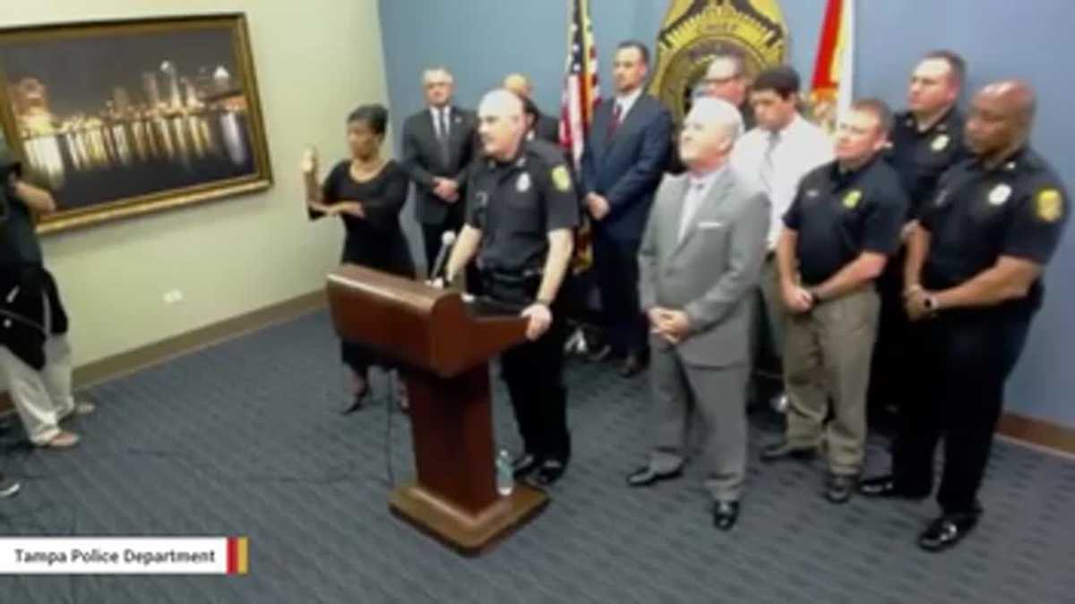 Sign language interpreter at Tampa police press conference causes confusion