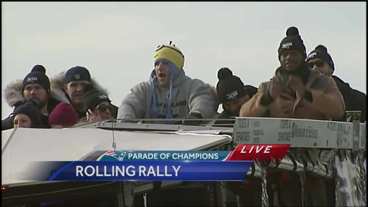 Parade Video: Rob Gronkowski dances