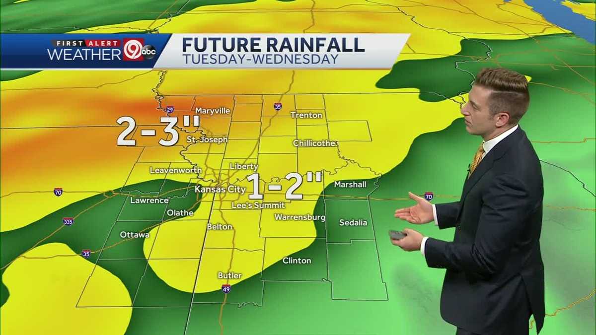 Warmer Monday, slow-moving cold front arriving Tuesday