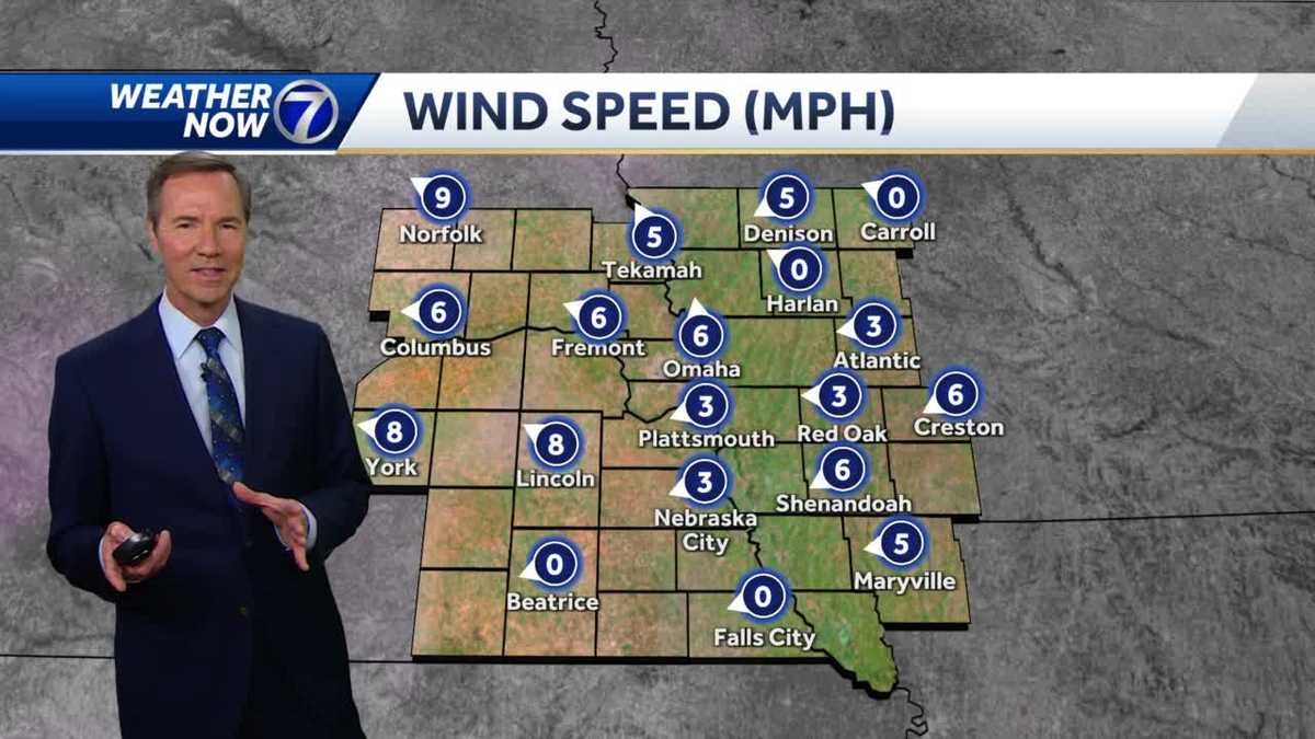 Wednesday Night July 6 Omaha weather forecast. Light winds