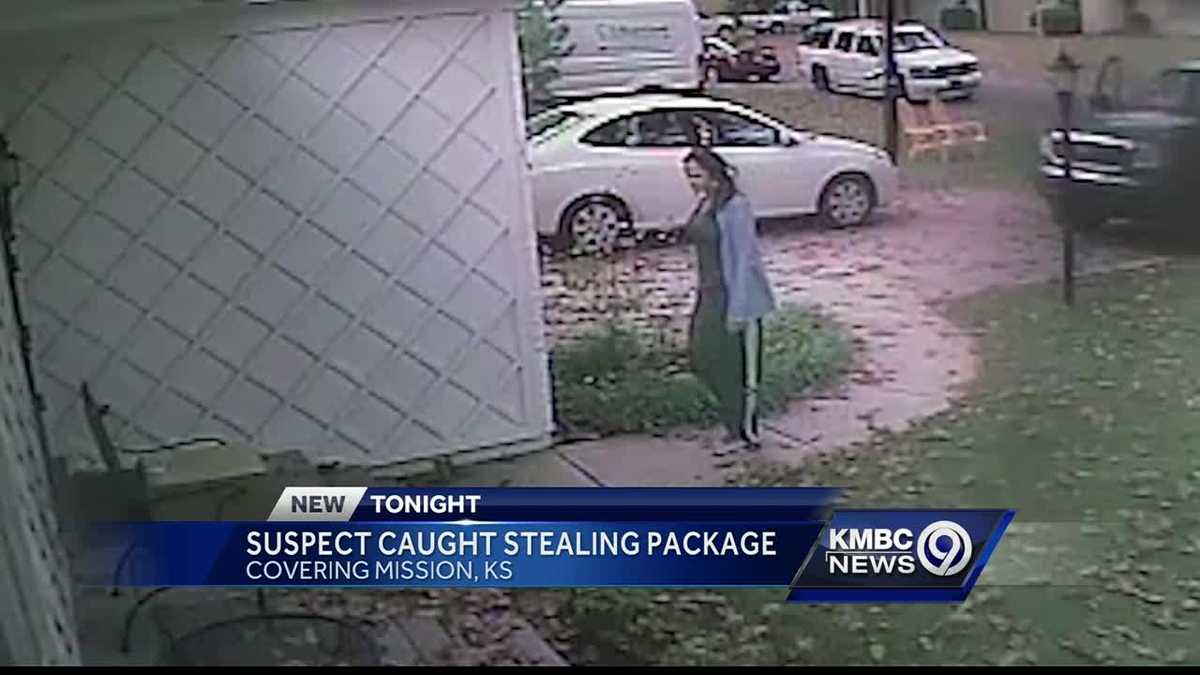 Thief caught on camera stealing packages from front step