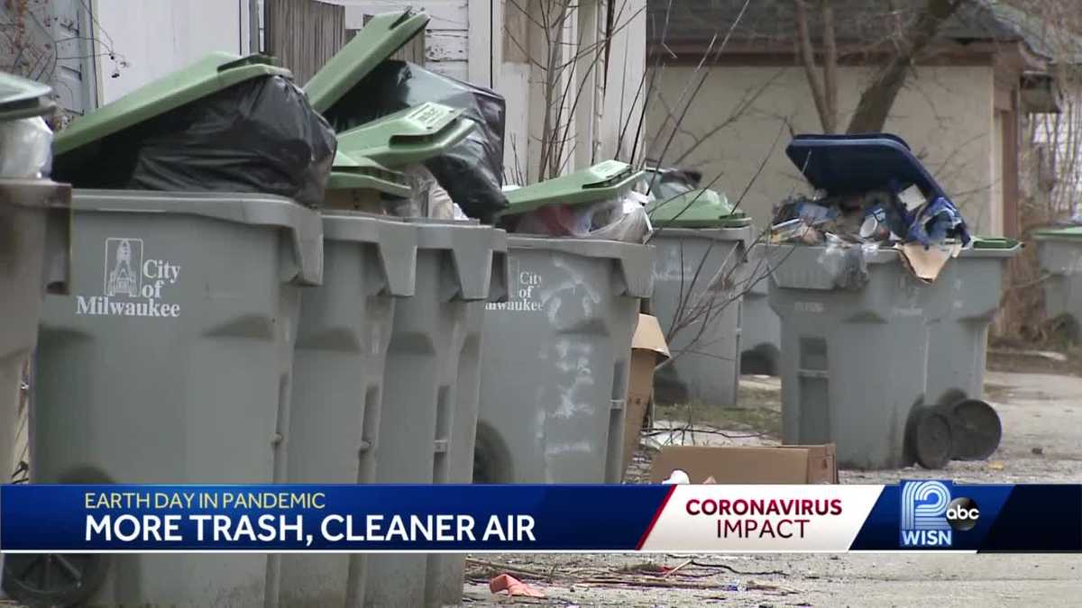 Coronavirus: Pandemic brings more trash, but cleaner air