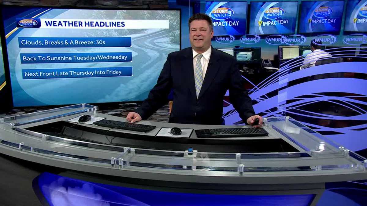NH forecast video: Some sunny breaks as snow moves out