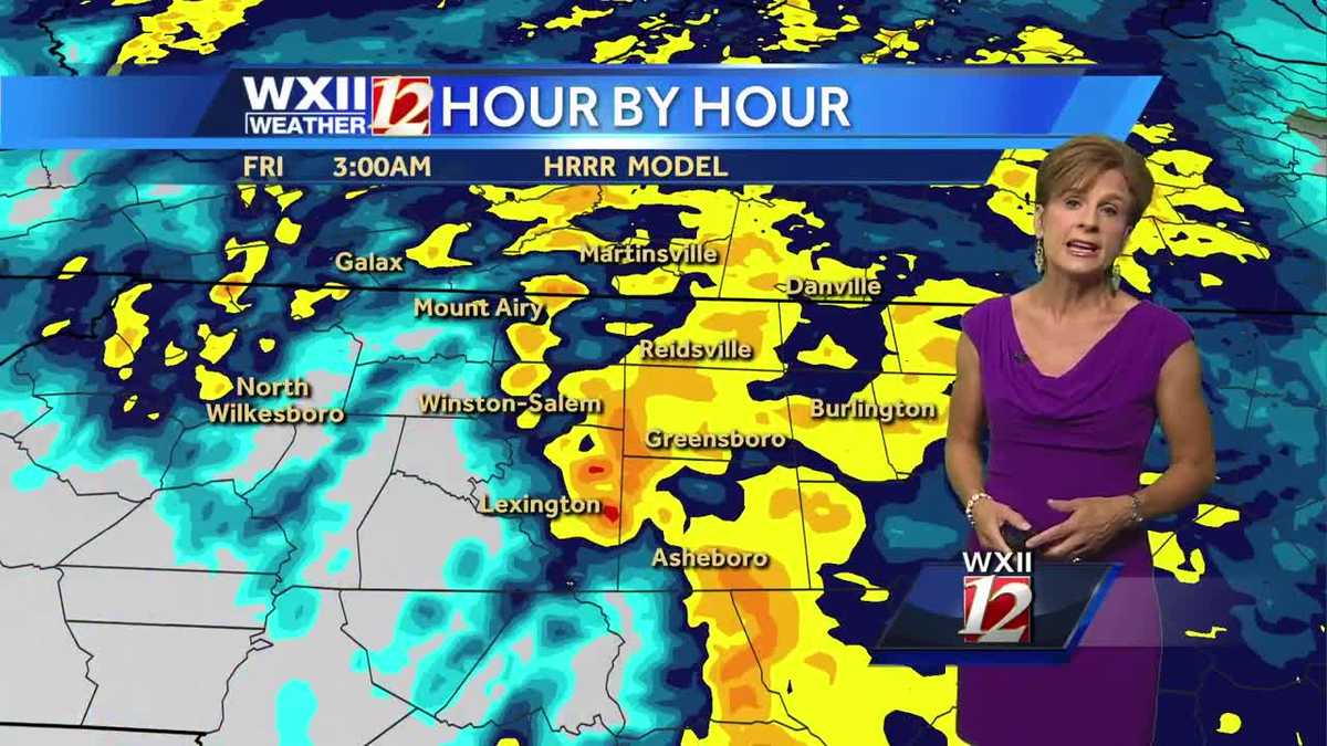 WATCH: Heavy rain tonight