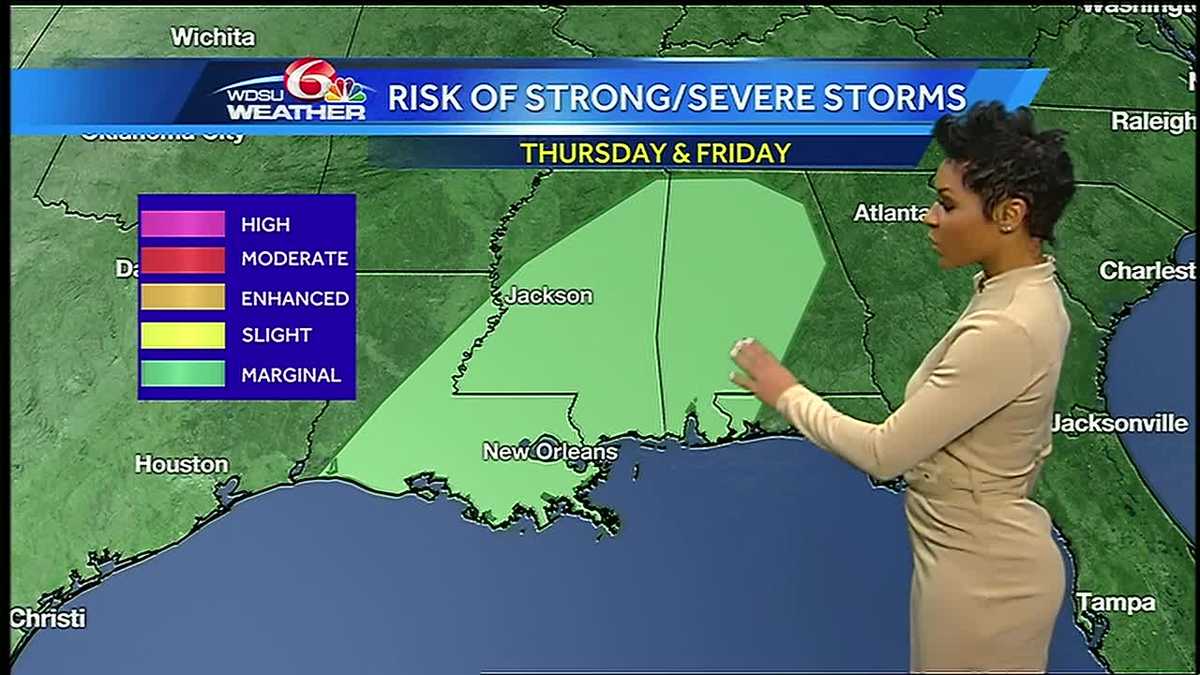 Wednesday: Fog sticks around, strong storms possible Thursday
