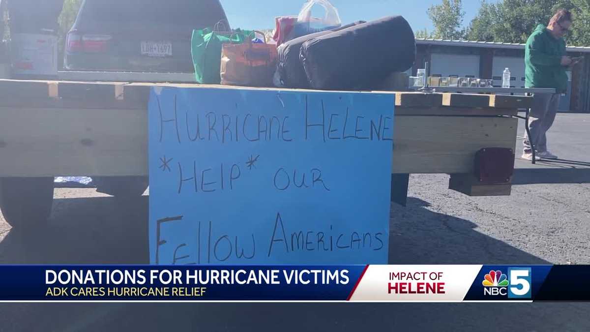 ADK Cares Hurricane Relief holds donation drive for Hurricane Helene ...