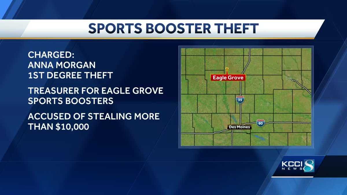 Treasurer accused stealing more than $10K from booster club