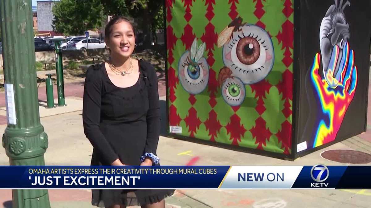 Omaha artists express their creativity through mural cubes scattered ...