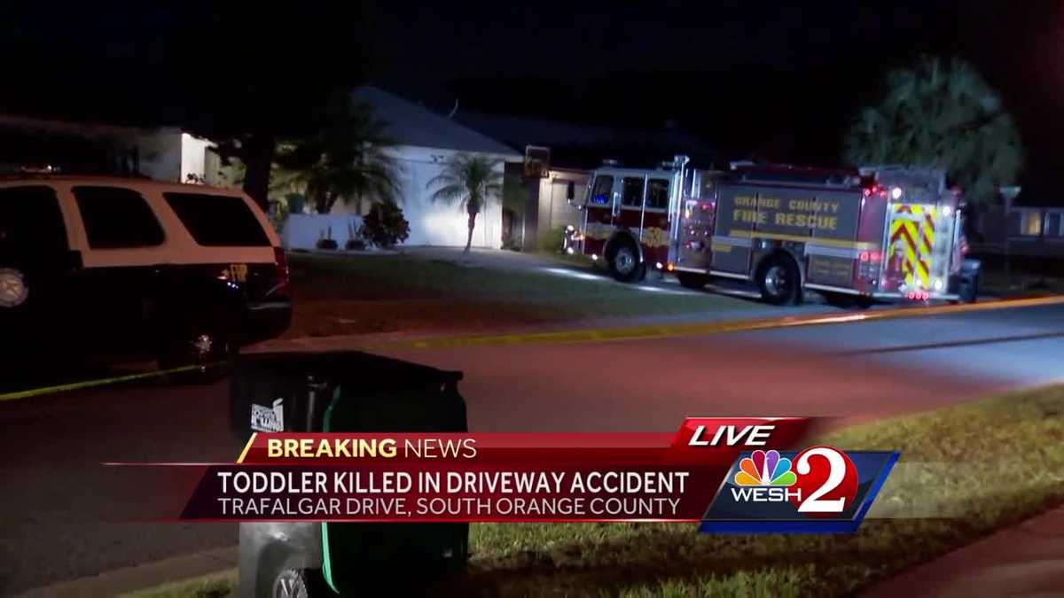 Toddler killed in driveway accident