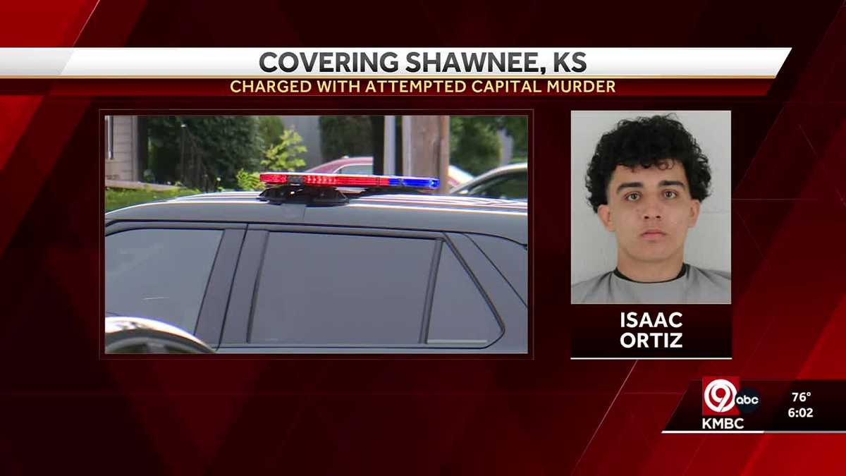 Man charged, accused of shooting at Shawnee police officers