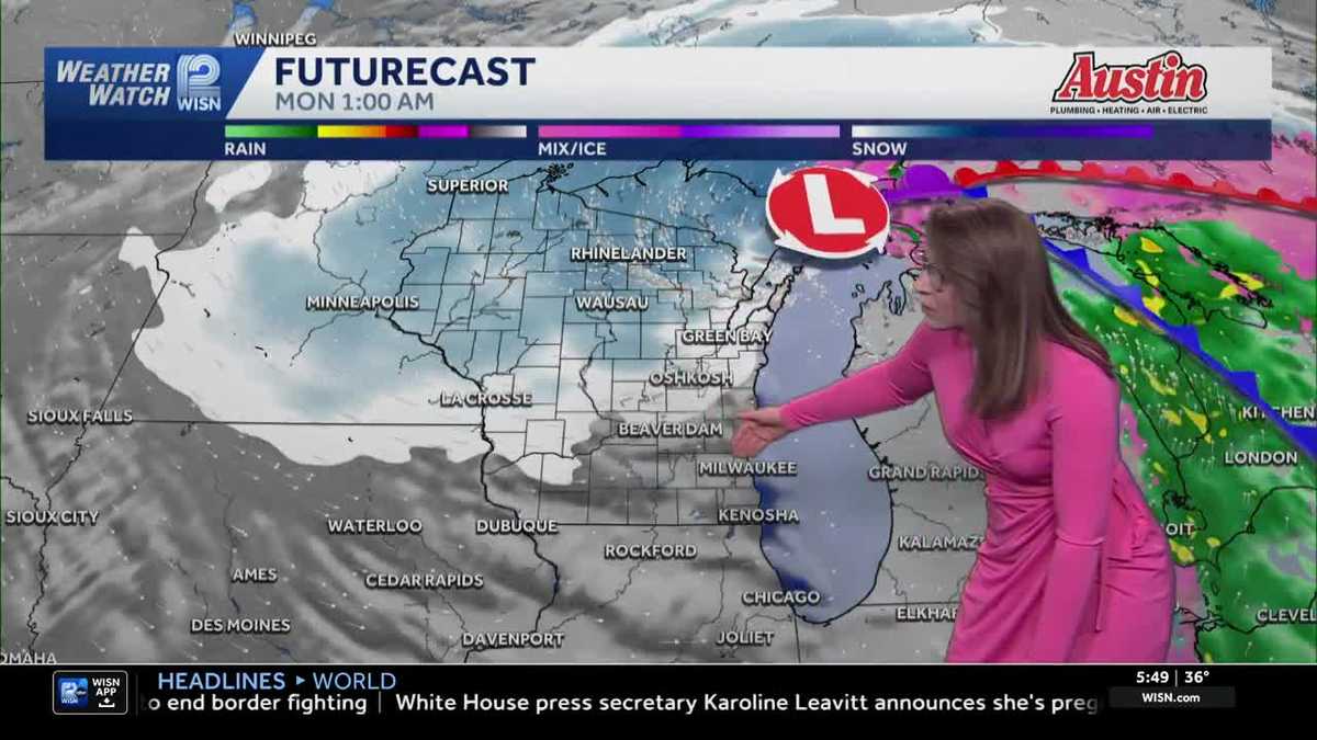 SE Wisconsin Weather: Dry today, Rain tomorrow, Snow Monday