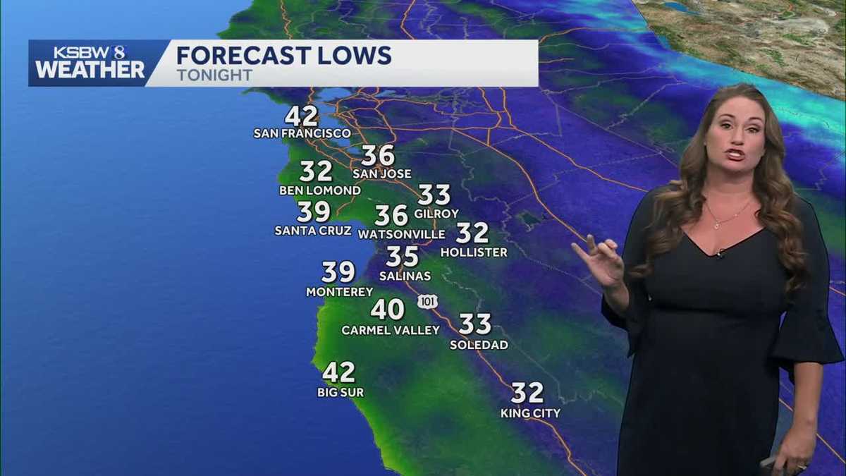 Cold weather advisories issued for Central Coast