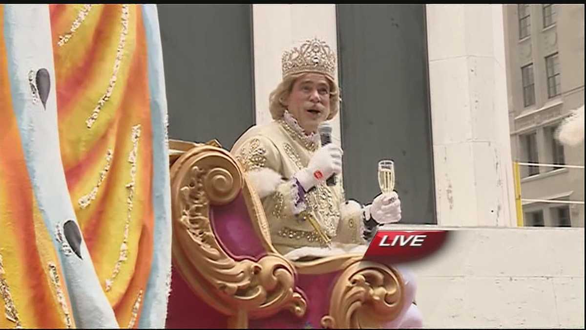 King of Carnival toasts Queen of Carnival