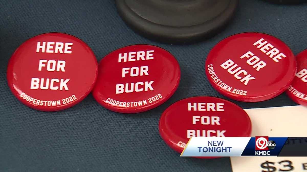 'Here for Buck' buttons sell big at Hall of Fame Weekend for Buck O'Neil