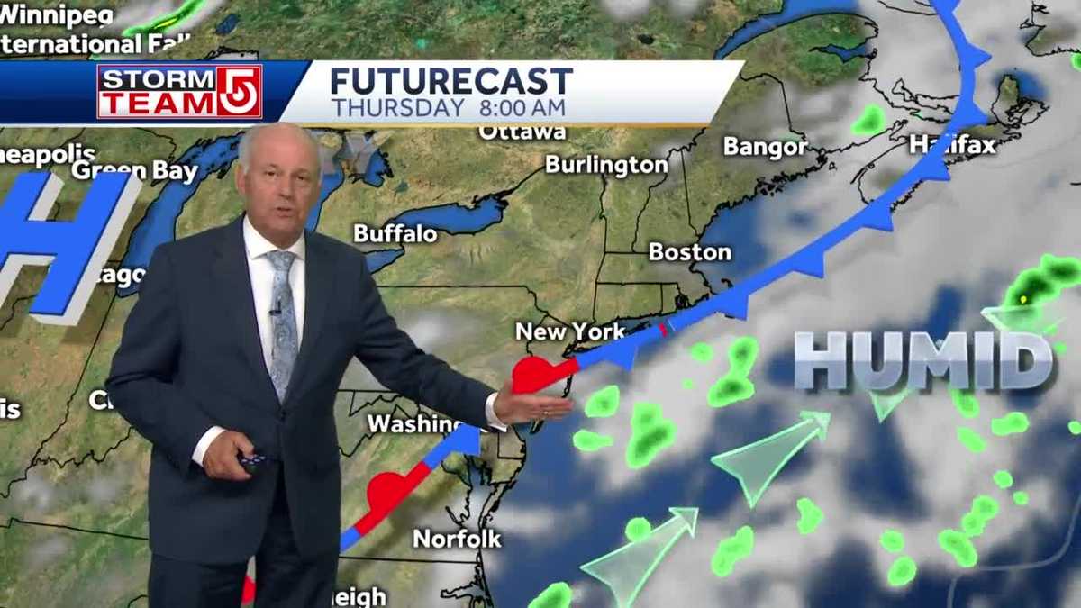 Video: Calm after the storm; heat, humidity will drop