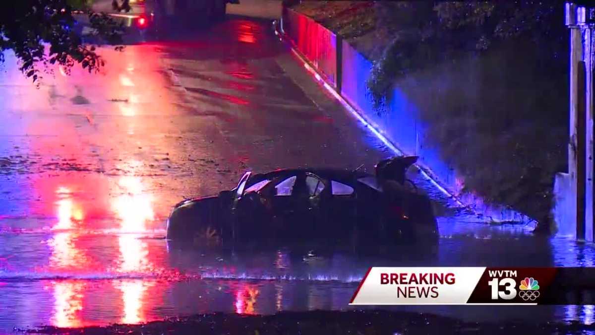 Flash flooding Alabama closed roads water rescues Oct. 6