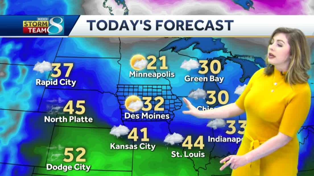 Highs around freezing Monday