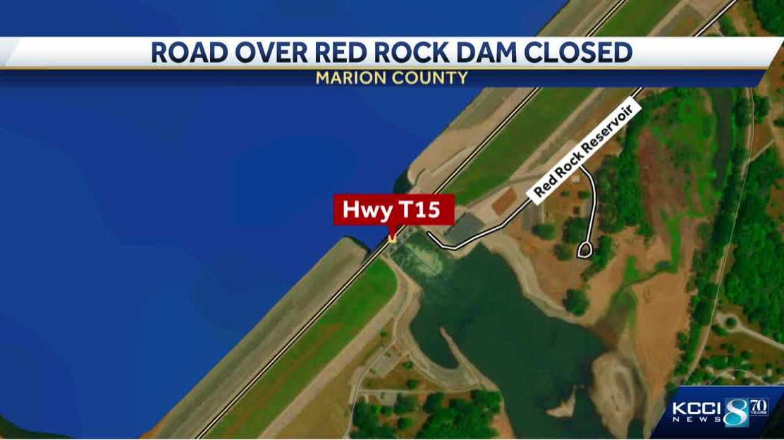 Road over Red Rock Dam in Knoxville to close again this week