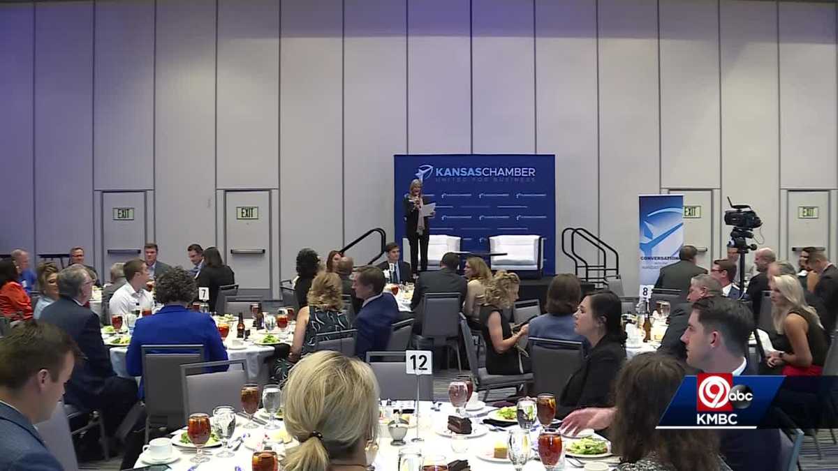 Kansas Chamber candidate forum in Olathe, Kansas