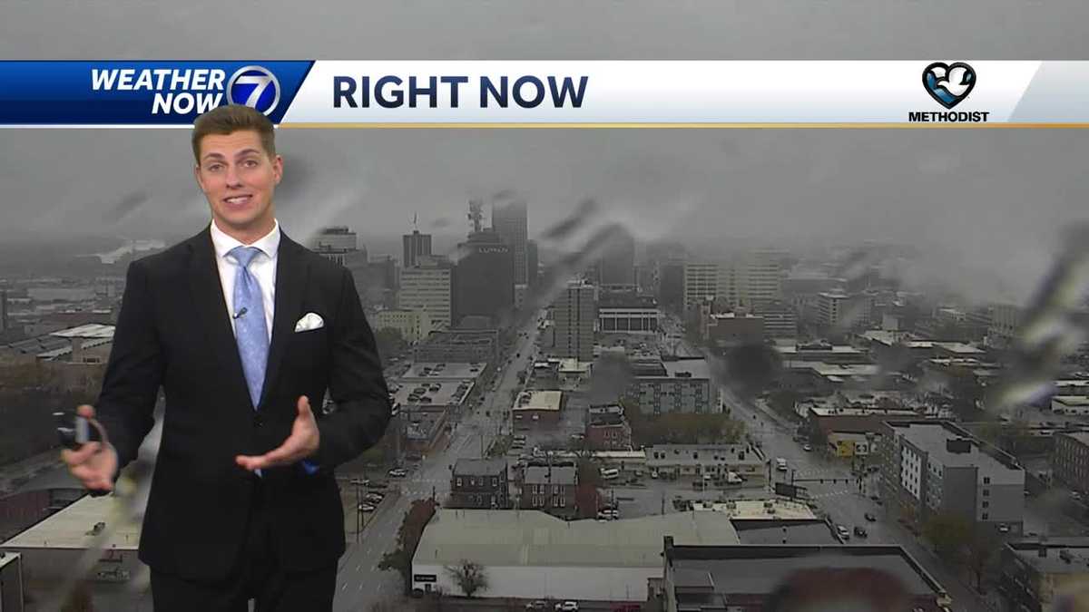 Showers letting up this afternoon