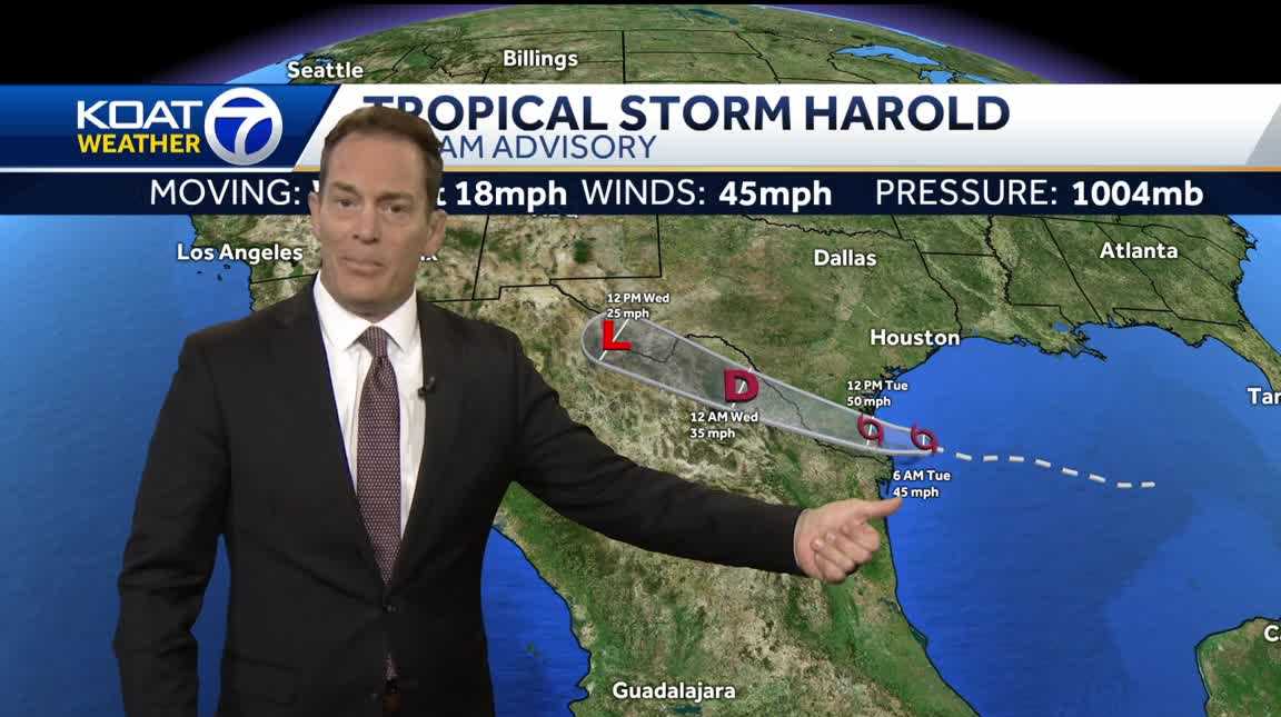 How Tropical Storm Harold is impacting New Mexico