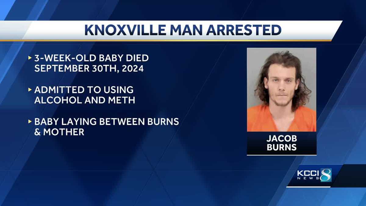 Iowa crime: Jacob Burns, 29, charged with child endangerment causing death