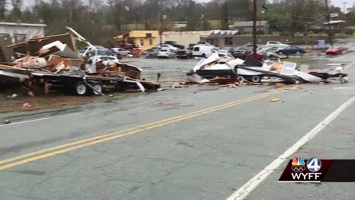Storms cause major damage in Spartanburg