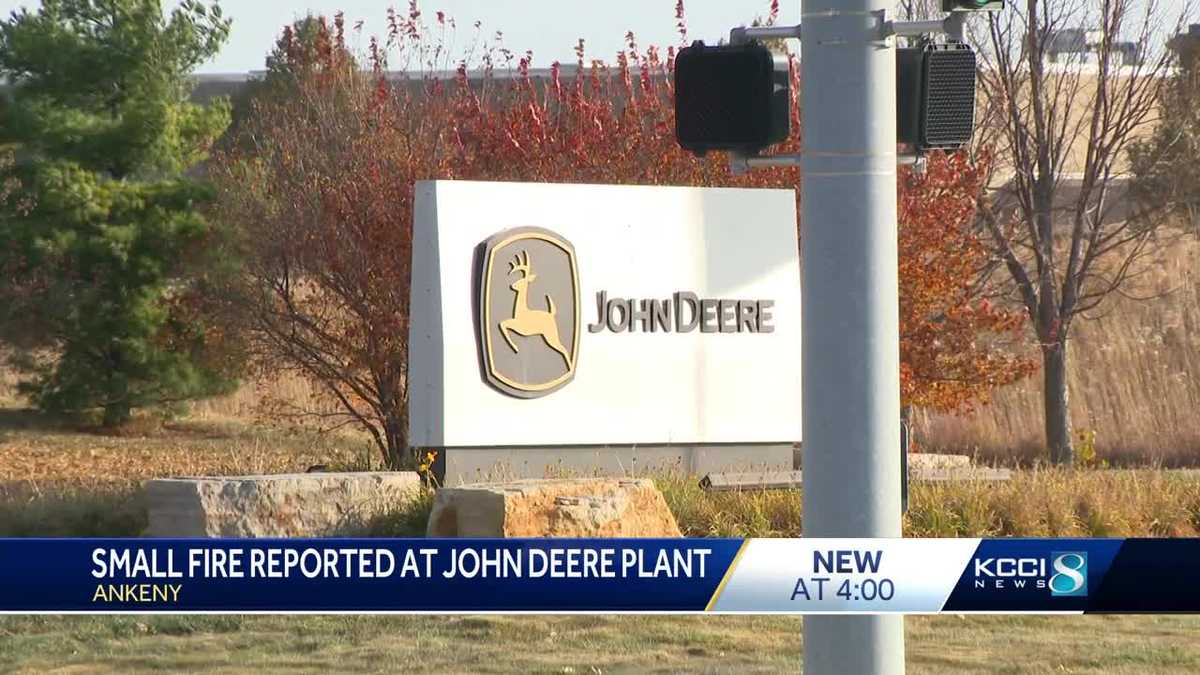 Small fire reported at John Deere plant