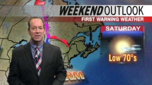 Meteorologist Roger Griswold's Friday evening forecast
