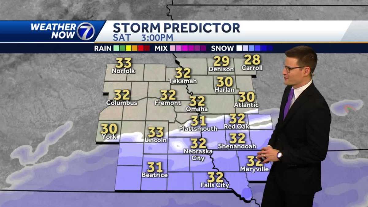 Omaha morning weather forecast for Saturday, January 21
