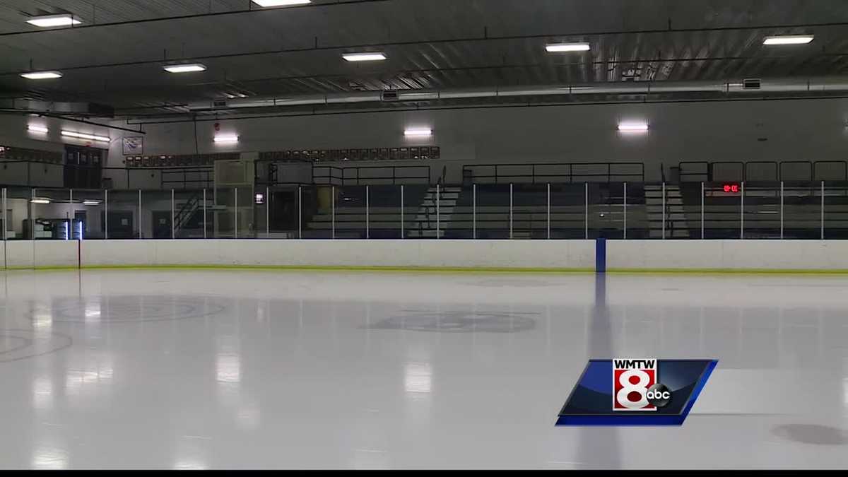 Troubh Ice Arena with new bleachers