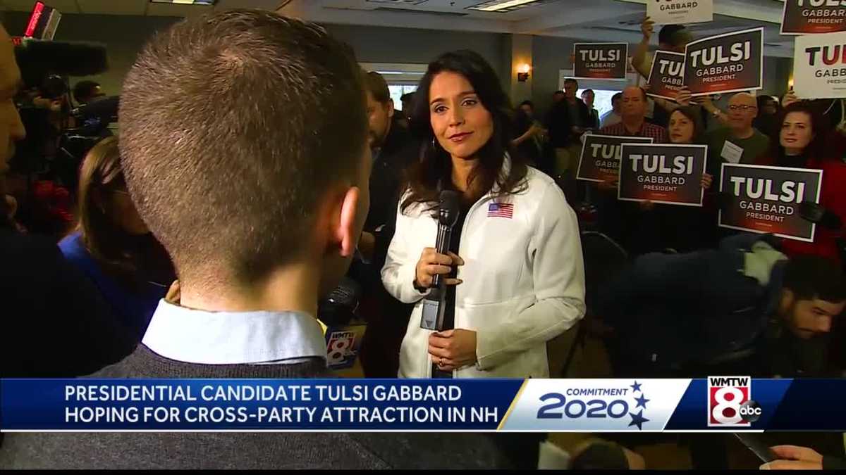 Presidential candidate Tulsi Gabbard pushes for cross-party votes in ...