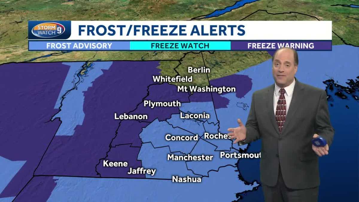 Watch: First frost of season possible