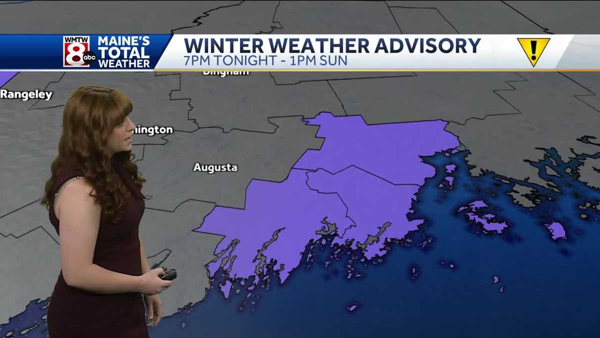 Snow showers tonight and Sunday, Impact Weather in effect