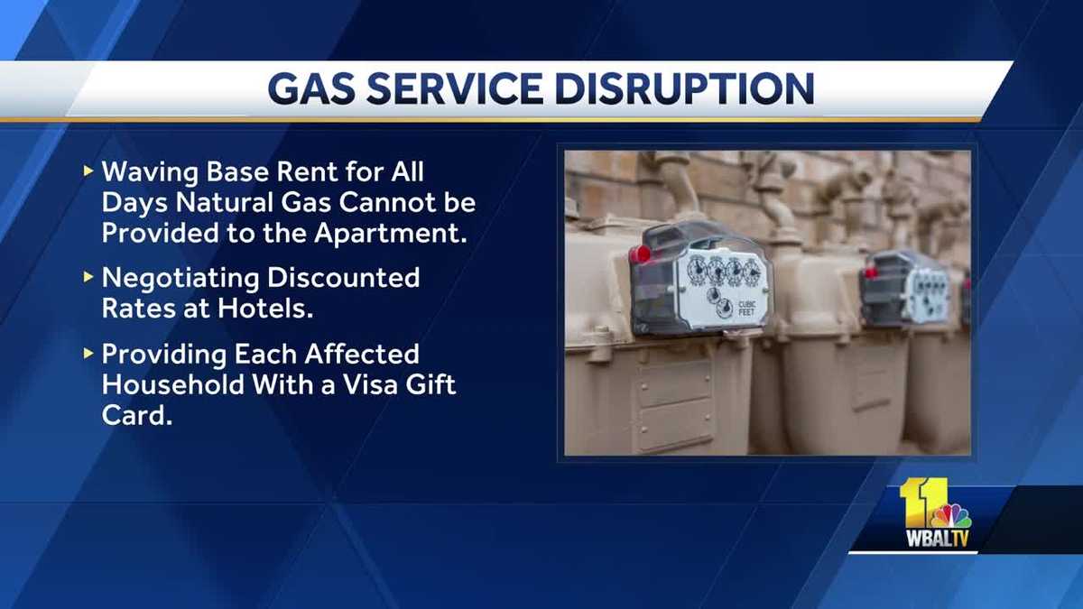 Residents at Bonnie Ridge Apartments affected by natural gas line break