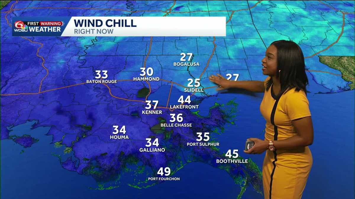 Cold start to the day before midweek changes in your New Orleans forecast