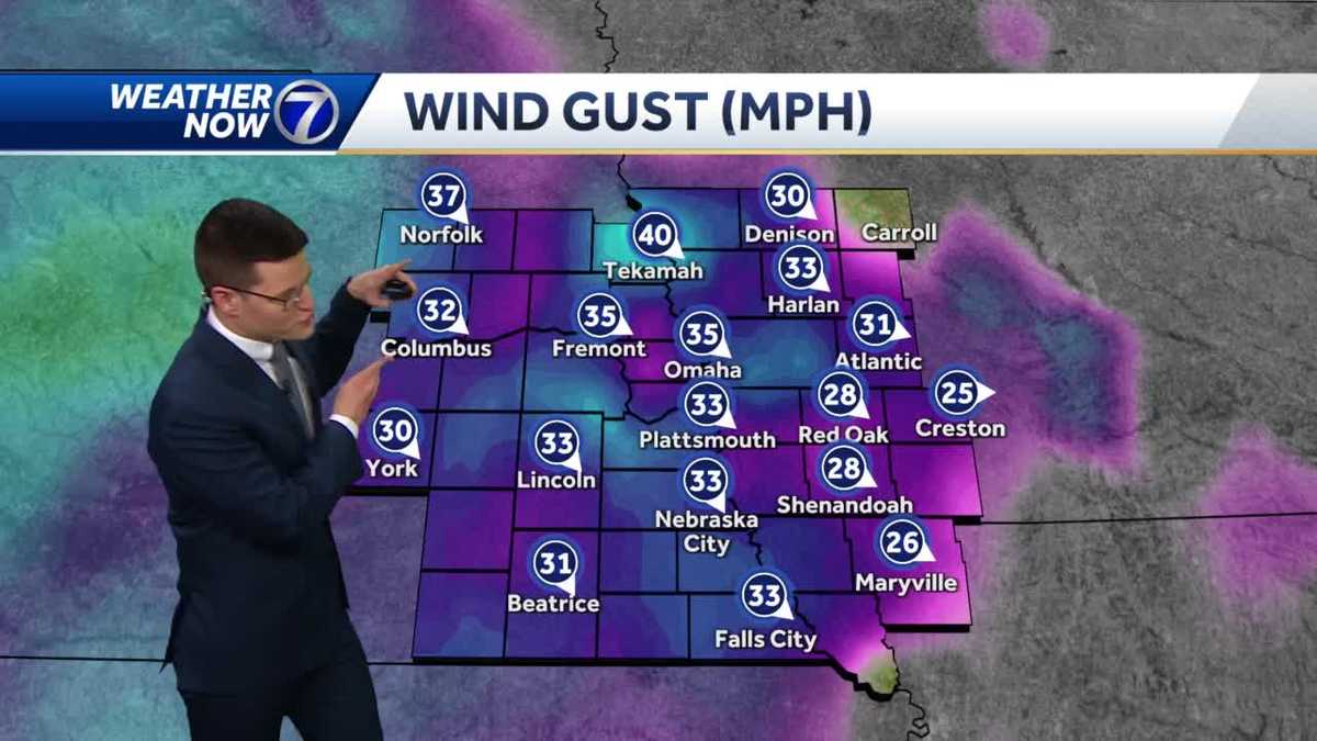 Windy, chilly Wednesday, light snow tonight