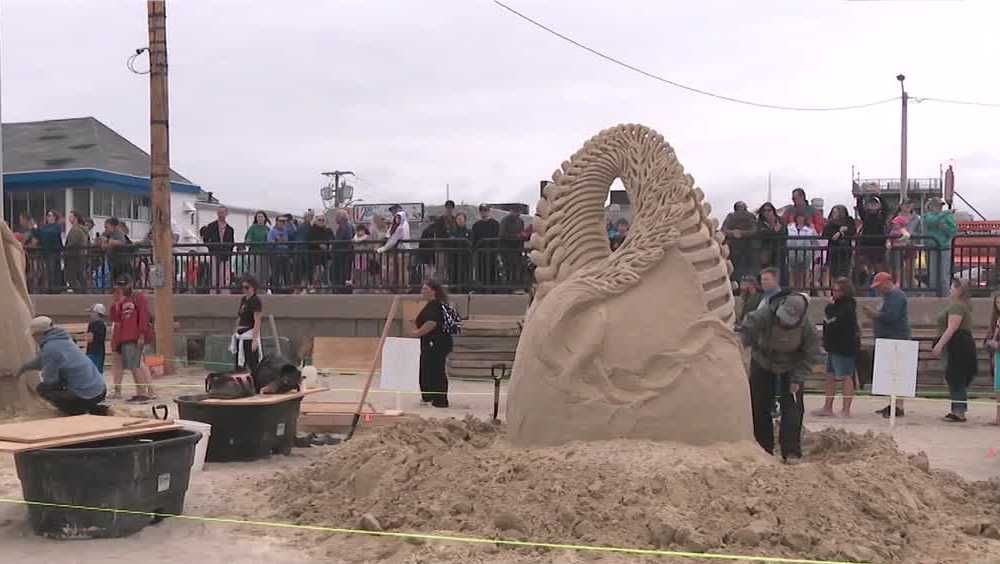 24th annual Hampton Beach Master Sand Sculpting Classic draws thousands ...